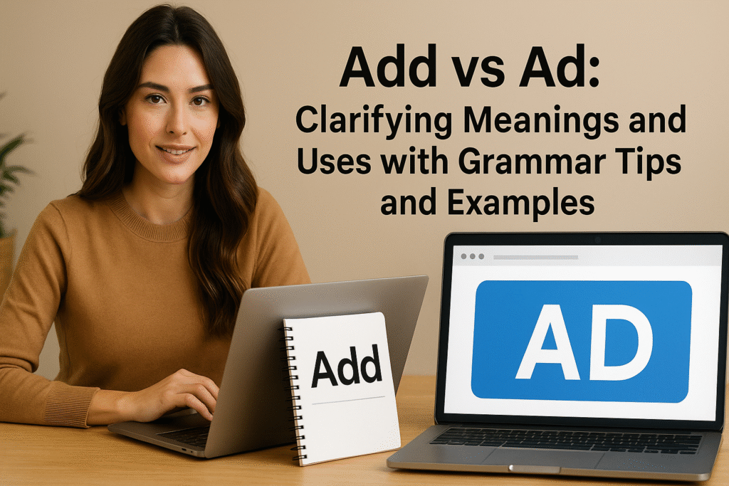 Add vs Ad: Key Differences and How to Use Them CorrectlyGrammarpost