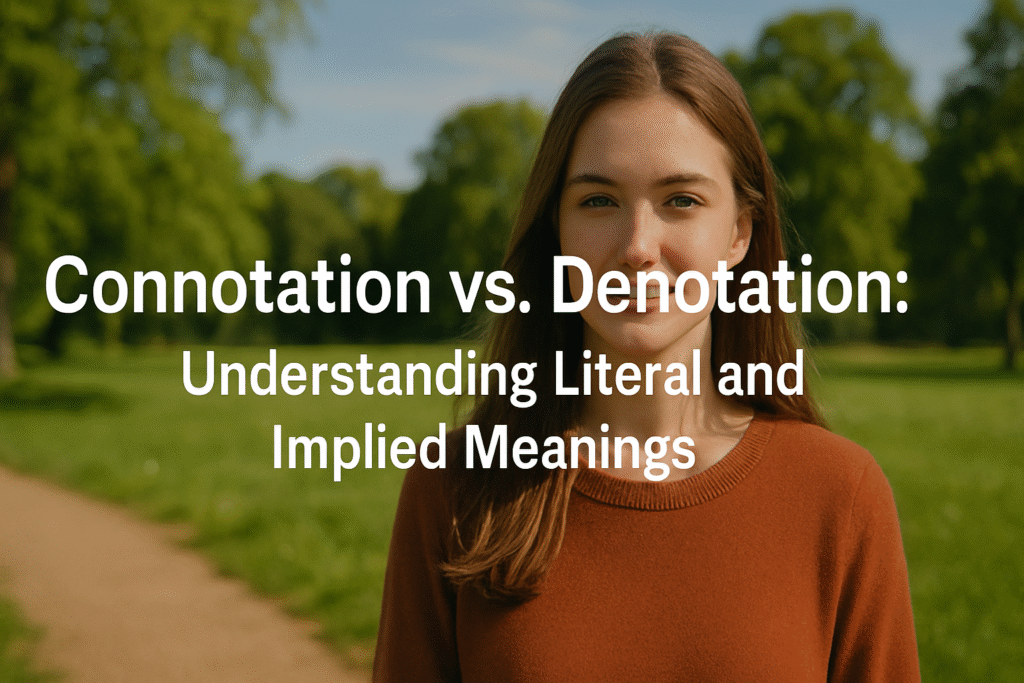 Connotation vs Denotation: Key Meaning DifferencesGrammarpost