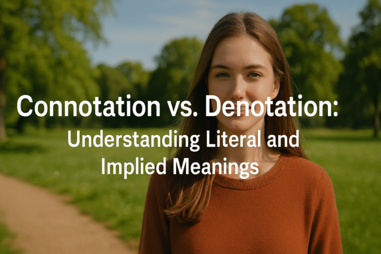 Connotation vs Denotation: Key Meaning DifferencesGrammarpost