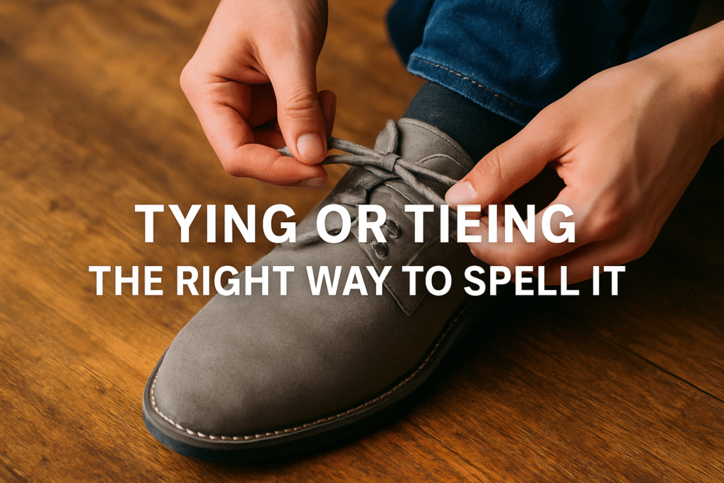 Tying or Tieing: The Right Way to Spell It CorrectlyGrammarpost